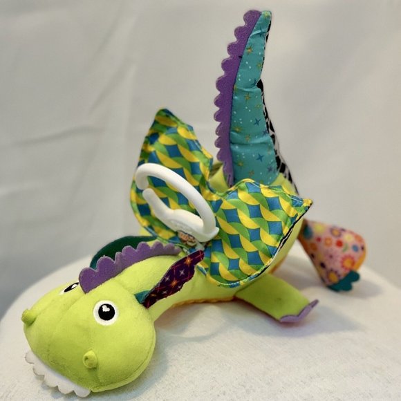 Toys | Tomy Lamaze Flip Flap Wings Lovey Dragon Plush Clip On ...